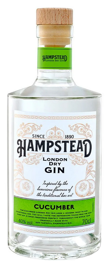 einfach-gin.de - Infos rund um Gin - Hampstead London Dry Gin Cucumber